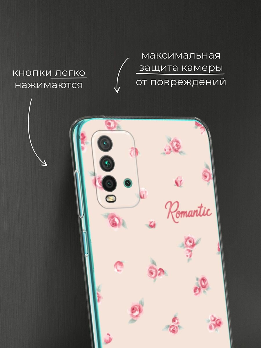 Чехол на Xiaomi Redmi 9T / Сяоми Редми 9Т с принтом "Romantic" — фото 1