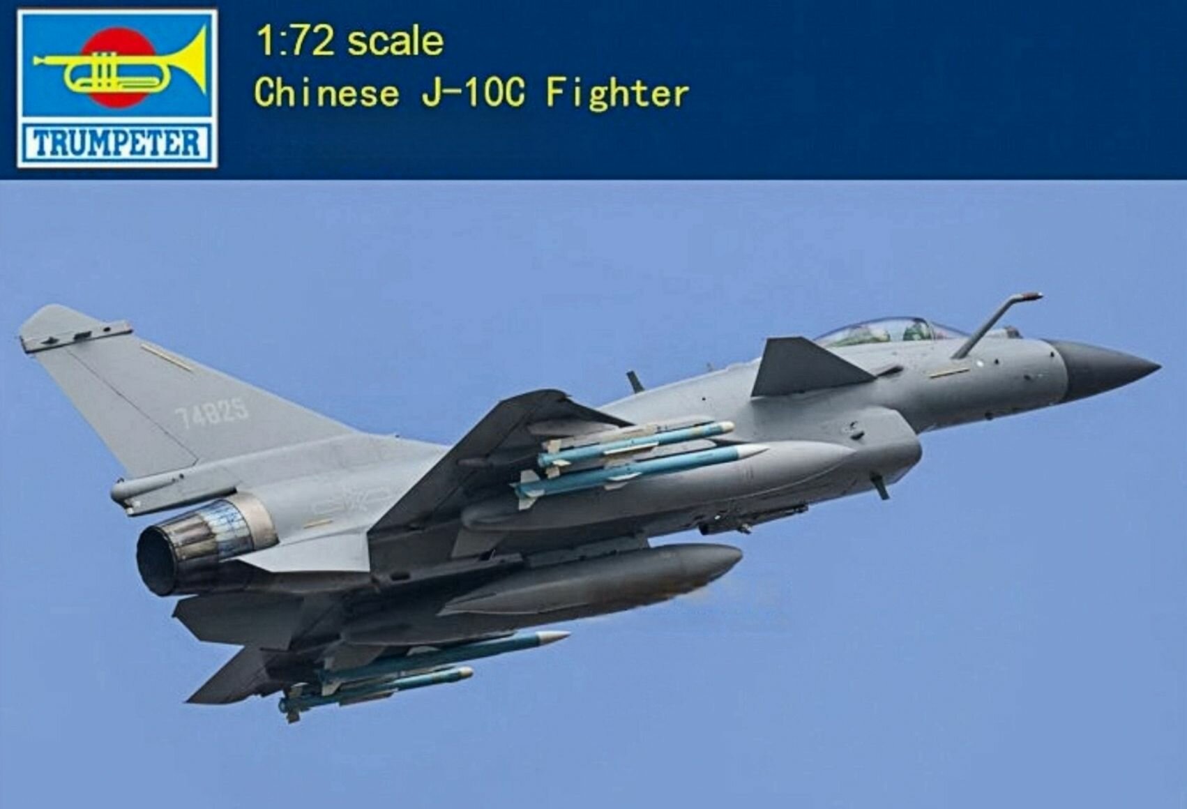 Trumpeter 01698 1:72 Kитайский истребитель J-10C Набор модели сборки