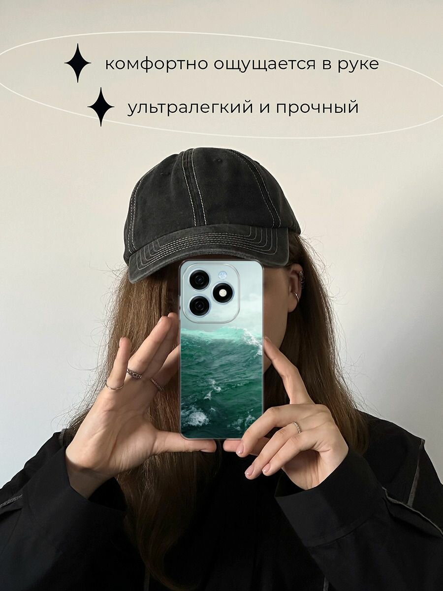 Чехол на Tecno Spark 20 / Текно Спарк 20 с принтом "Волны 12" — фото 1