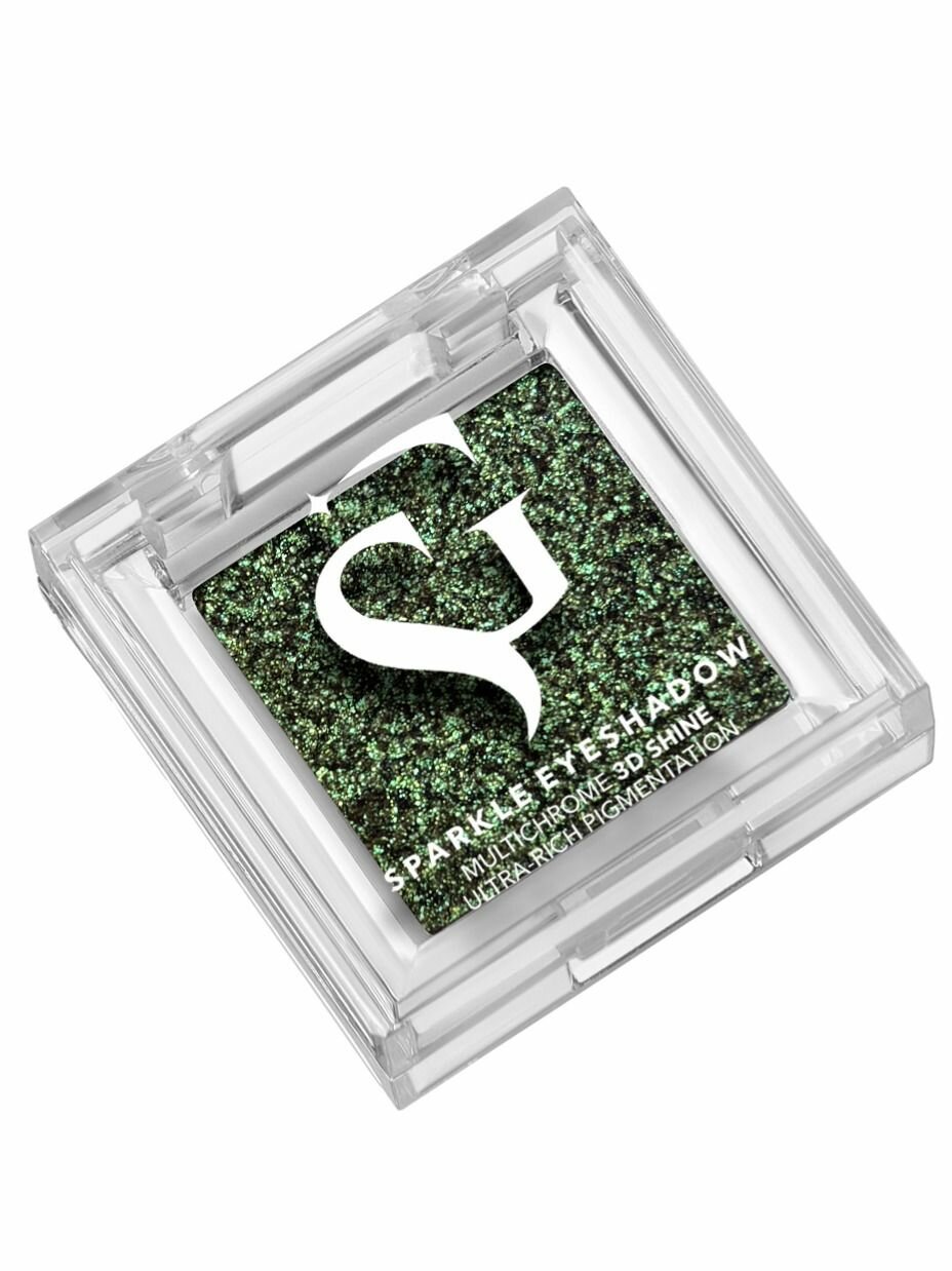 Тени для век Belor Design Show Glow EYESHADOW спарклы тон 505 Emerald