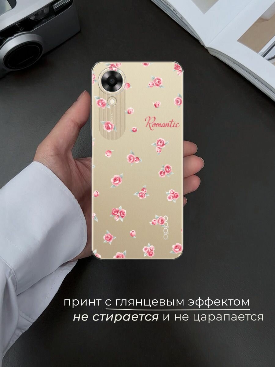 Чехол на Oppo A17K / Оппо A17K с принтом "Romantic 3" — фото 1