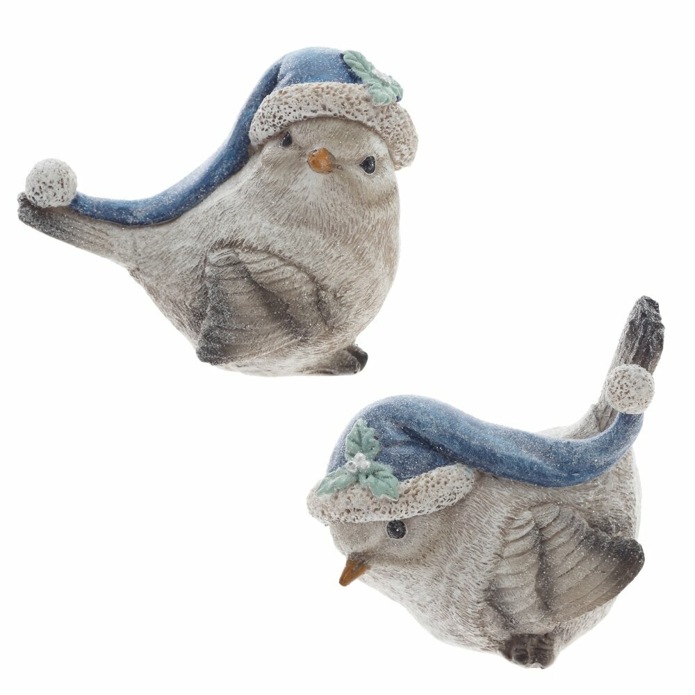 Фигурка декоративная "Птичка", L9,5 W5 H8 см, 2в.