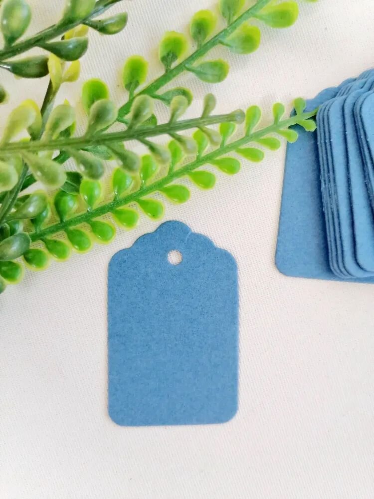 Бирки фигурные, Деним, 30 шт