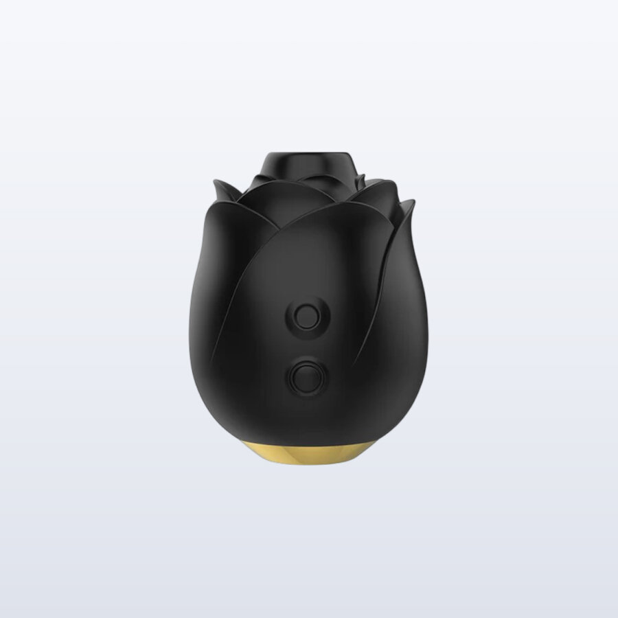 78152 Fifty Shades of Grey Hearts & Flowers Black Rose, черный. Бесконтактный стимулятор клитора в форме бутона