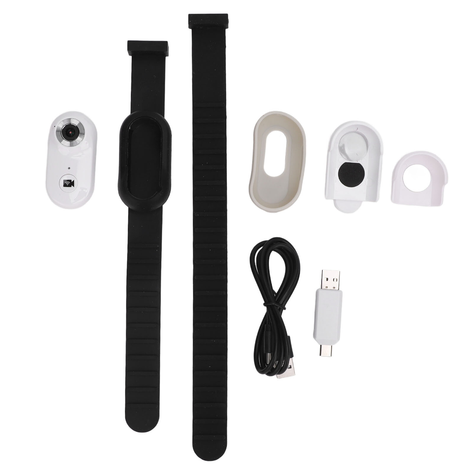 Белая магнитная камера для кошачьего ошейника с широким углом обзора 120 для записи видео в формате HD для отслеживания верховой езды на улице и в помещении