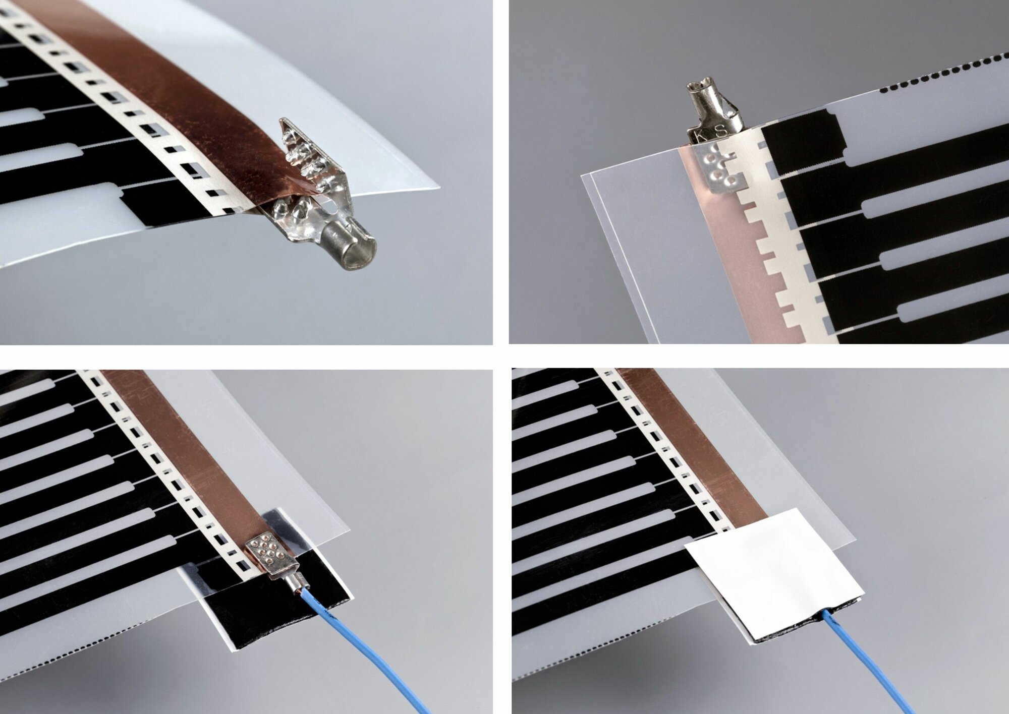 Зажимы контактные "клипсы клеммы крокодилы" MTPL-K для инфракрасного теплого пола 10 шт