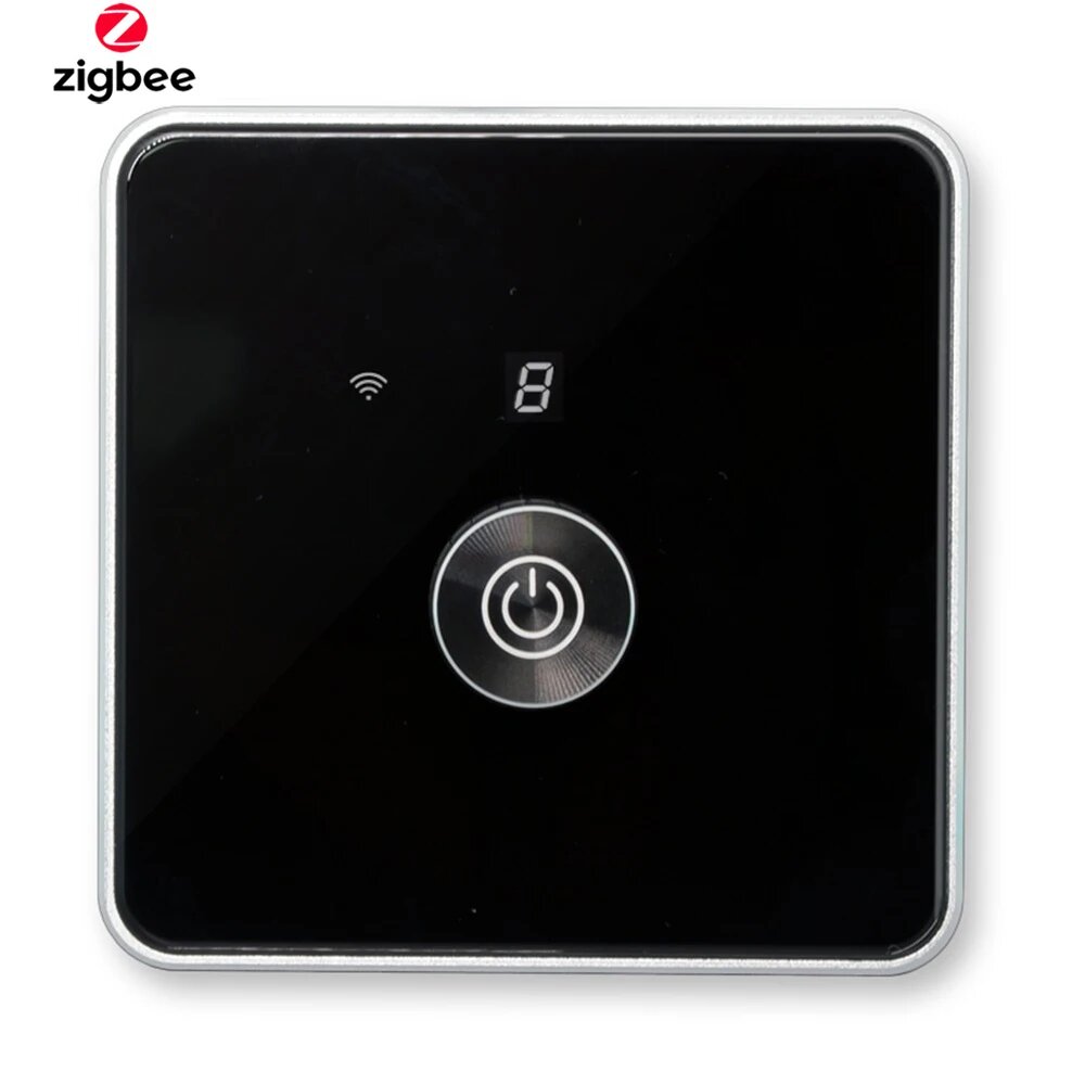 MAKERIGH Умный диммерный выключатель Tuya Wi-Fi Zigbee Zigbee Black