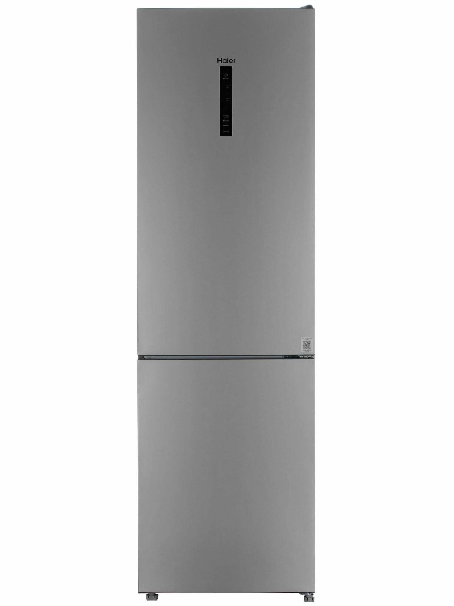 Двухкамерный холодильник Haier CEF538CSG, Total No Frost, класс А, cеребро