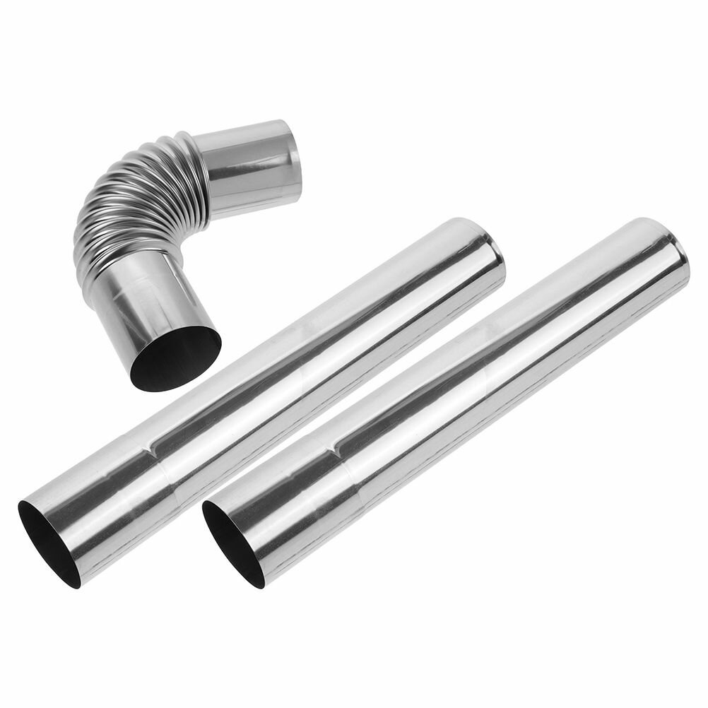 Трубы Для Дымохода, Нержавеющая Сталь, Прямые И Коленные, Легкая Установка, 1 Комплект