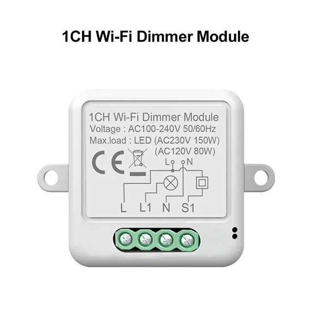 Умный диммер RSH Wi-Fi/Zigbee WIFI 1 Gang