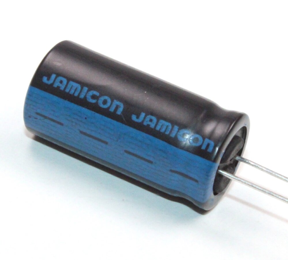 ECAP 330 мкФ / 100 В 12.5x25 TK, Конденсатор электролитический, Jamicon