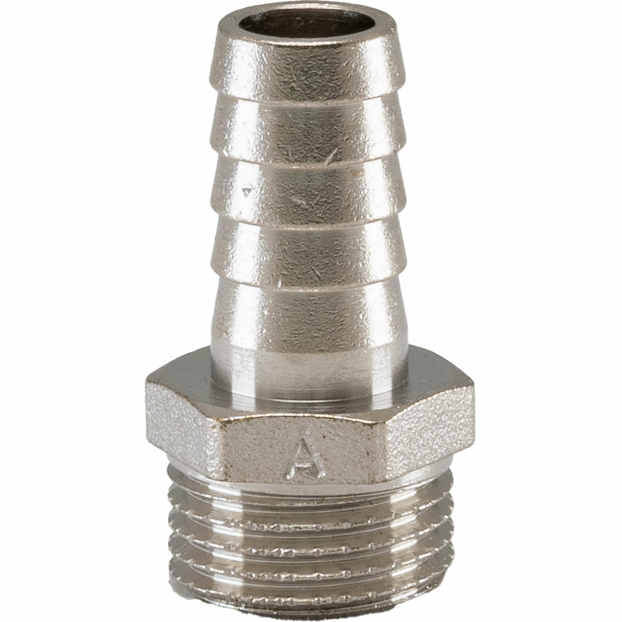 Штуцер под шланг Aquadeel 1-2' НР х 10 мм, латунь, елочка