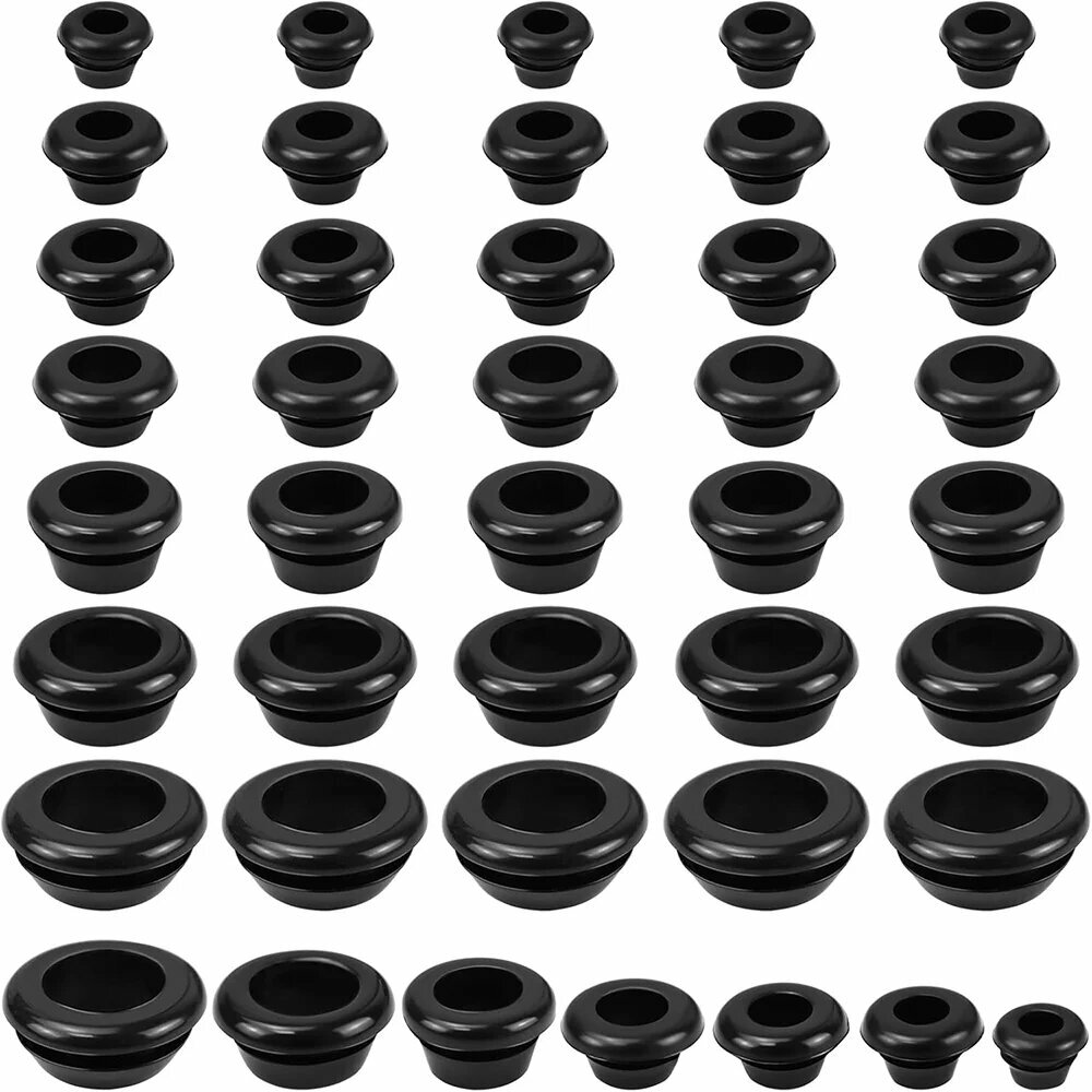 Набор резиновых втулок для проводов 70 шт.