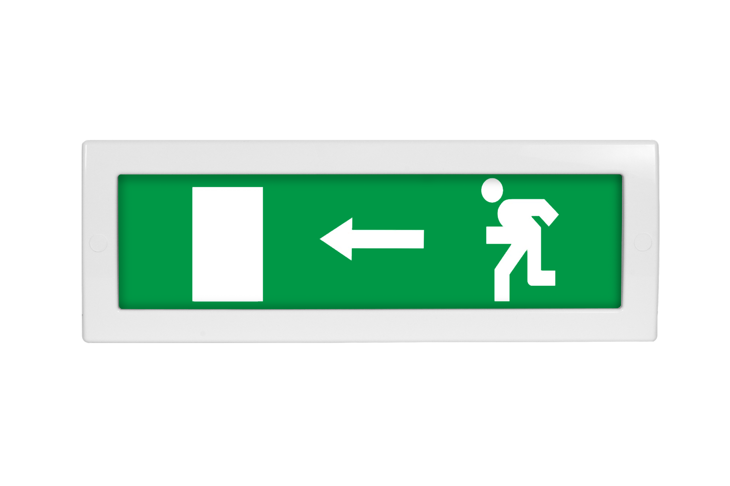 Оповещатель охранно-пожарный (табло) Молния-12 "Человек влево в дверь"