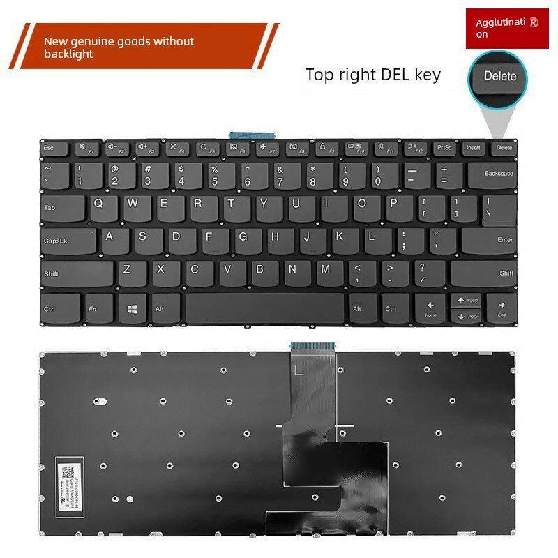 E43-80 подходит для клавиатуры Lenovo V130-14IKB 330S V330-14 K43C-80 Xiaoxin 14-2019. Новая оригинальная модель без