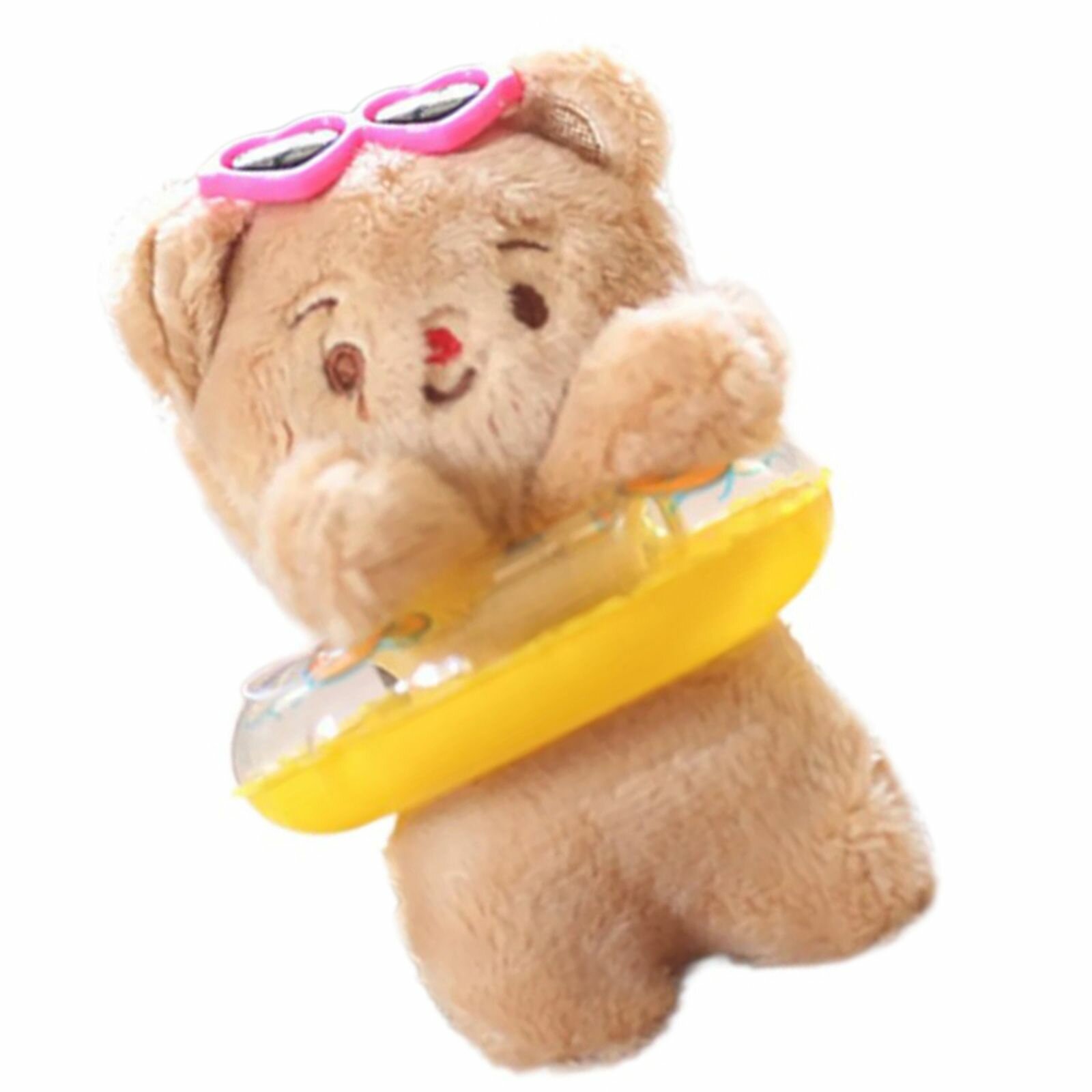 Плюшевый медведь с бассейновым кольцом Подвеска для сумки