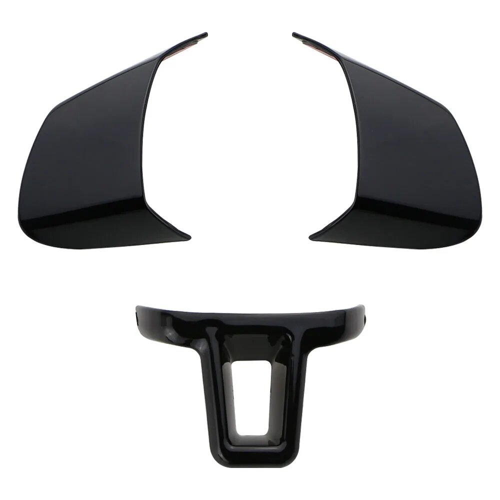 Для Volkswagen VW Golf 6 Jetta Polo Touran Bora Caddy Eos накладка на руль, декоративная 3Pcs black