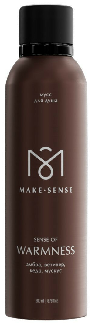 Парфюмированный мусс для душа Make Sense Sense of Warmness, 200мл