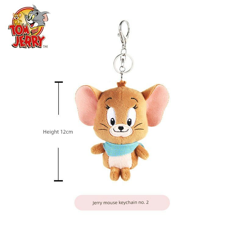 Оригинальная плюшевая игрушка Том и Джерри, брелок-подвеска для сумки Джерри, кукла Том, подарок Подвеска Джерри Маус