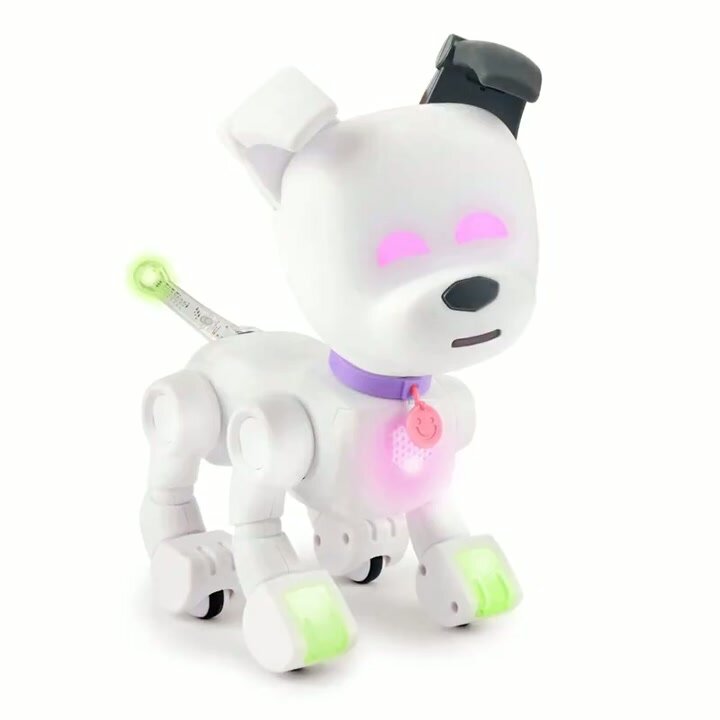 Интерактивный робот-собачка WowWee Dog-E, интерактивное управление, беспроводная связь, белый — фото 1