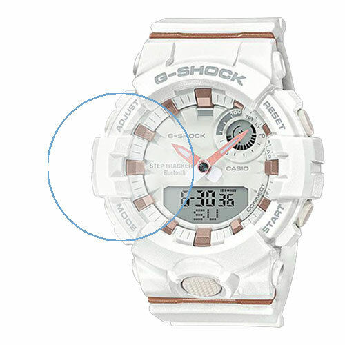 Скрин Мобайл защитный экран для часов Casio GMA-B800-7A из нано стекло 9H