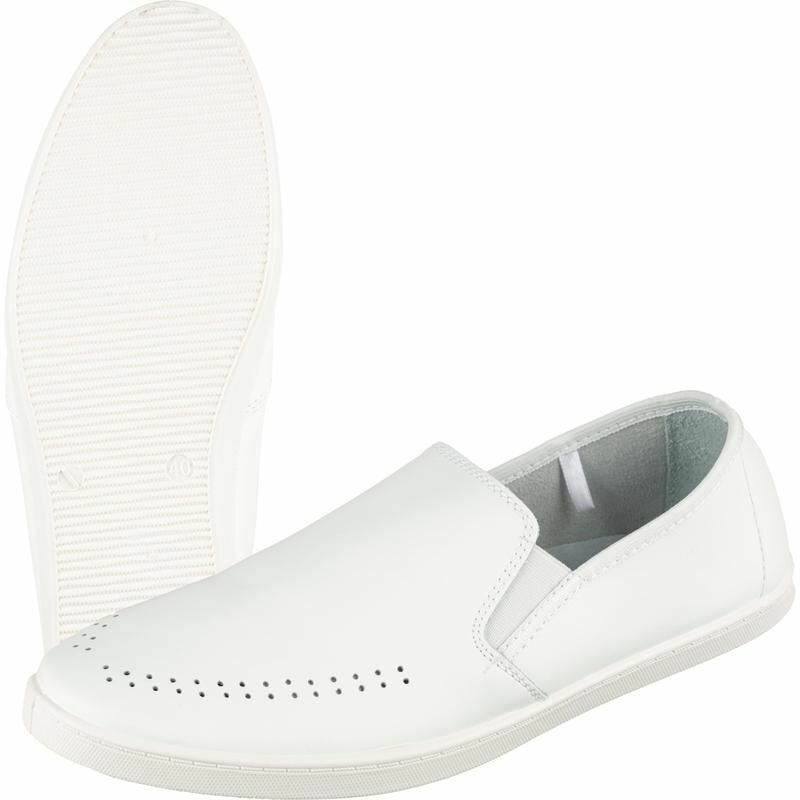 Туфли мужские Алми Денис ПВХ из натуральной кожи белые размер 44