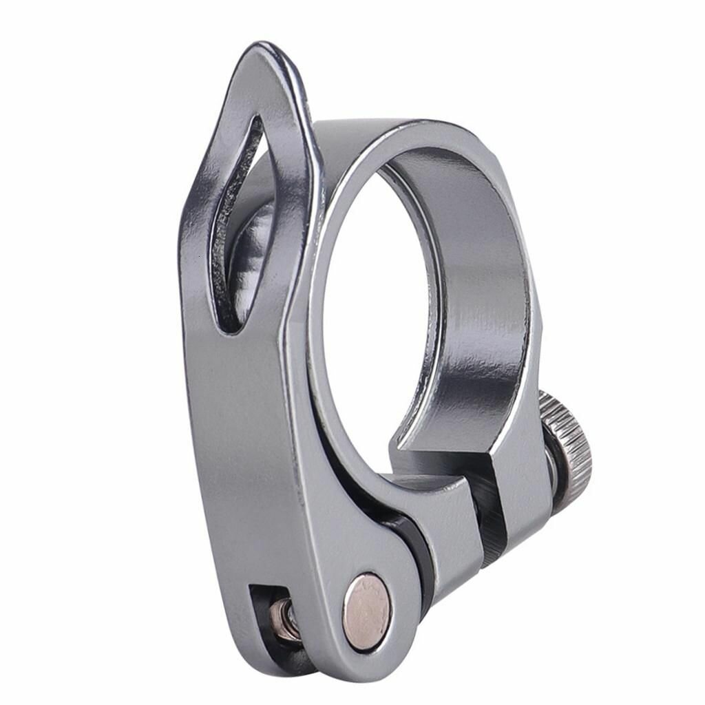 Быстросъемный хомут подседельного штыря 34.9 мм, серебро