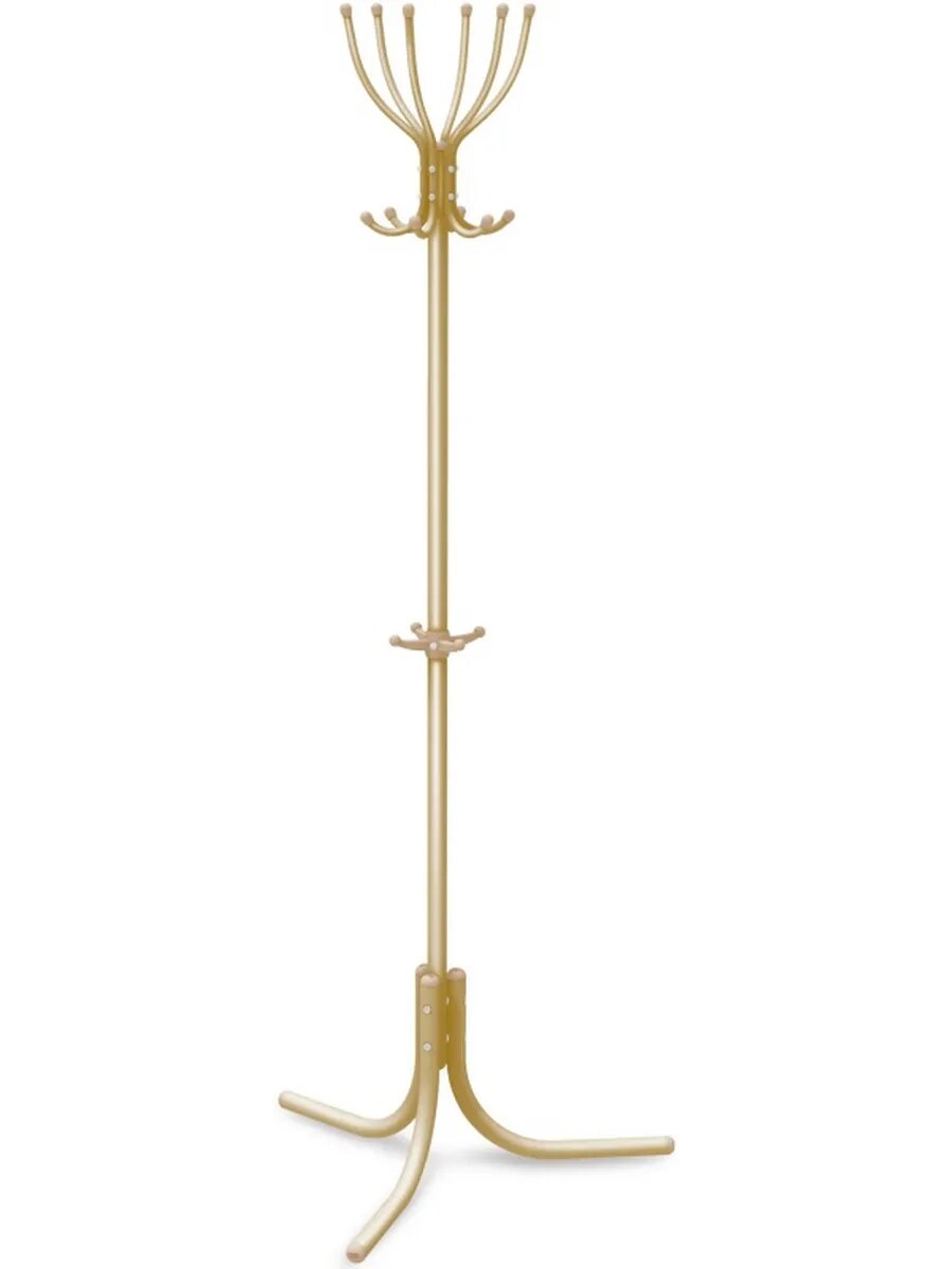 Вешалка напольная Комфорт 6 золотой