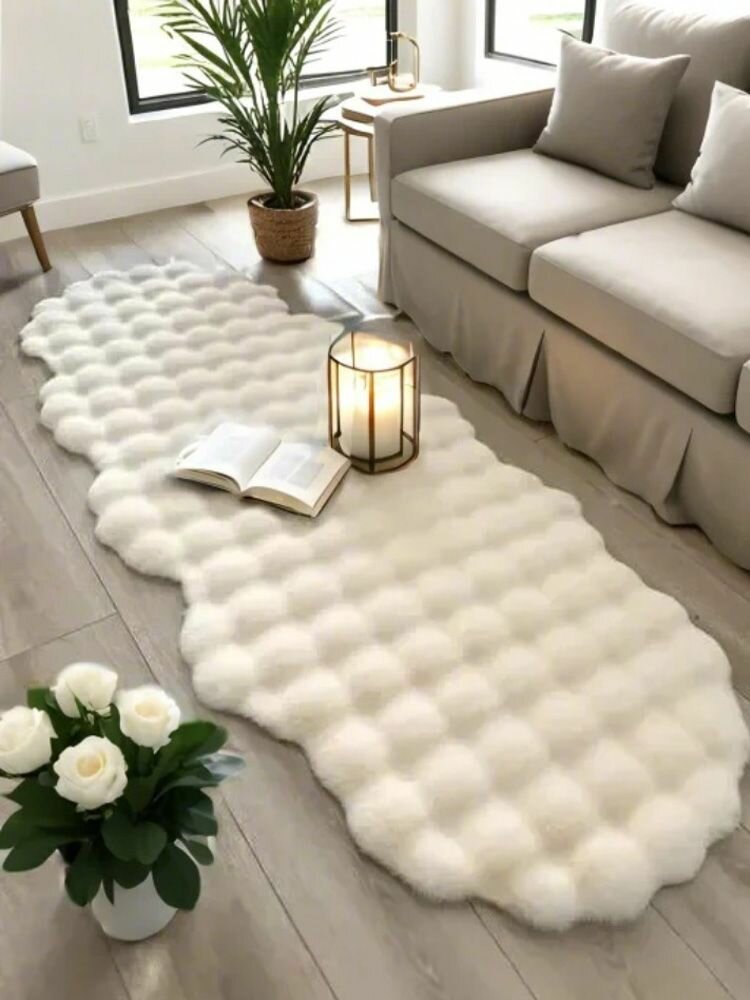 Коврик прикроватный чистый цвет, 0.6 x 1.4 м