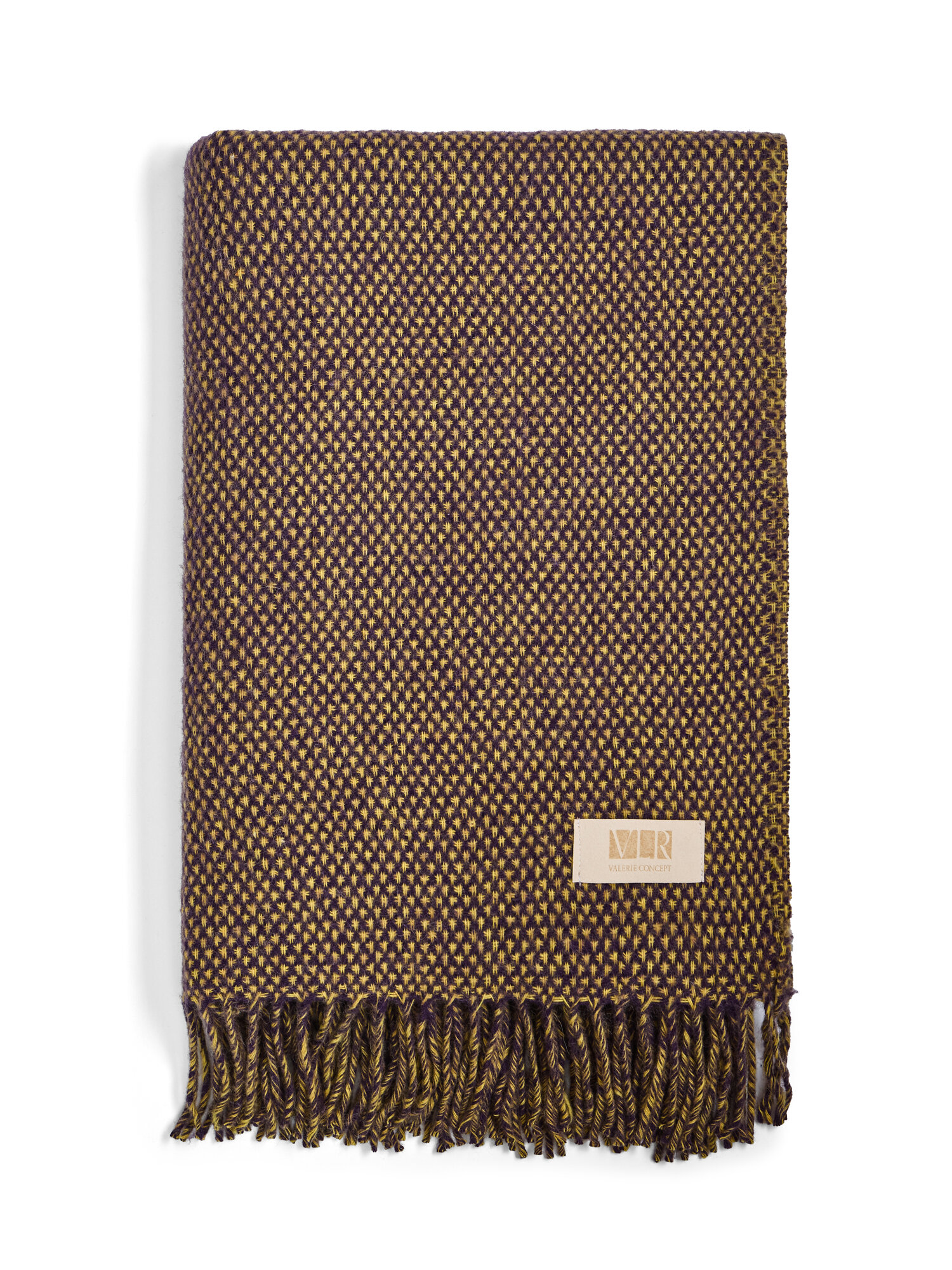 Плед Valerie Concept, шерсть, 120x180 см, подарочная упаковка