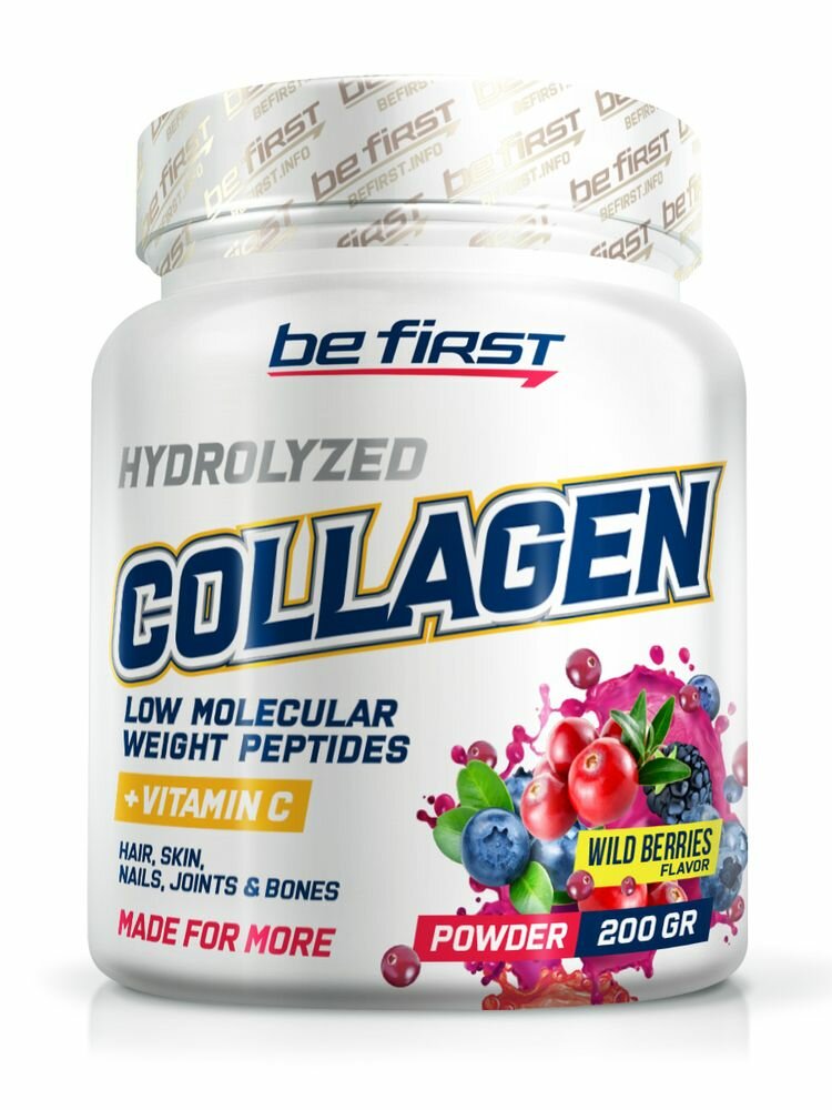 Be First Collagen + vitamin C 200 г Лесные ягоды