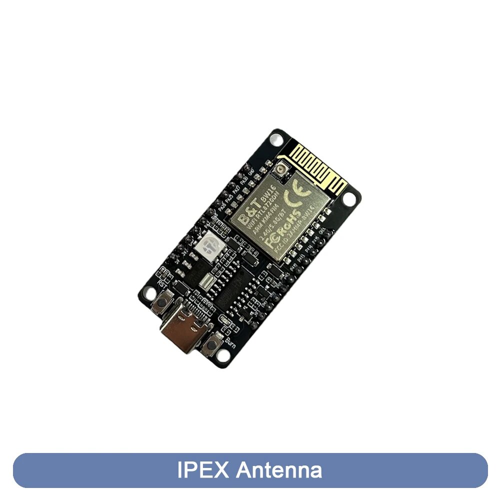 Модуль Wi-Fi Bluetooth 5.0 BW16 RTL8720DN, IPEX Antenna, 5Pcs