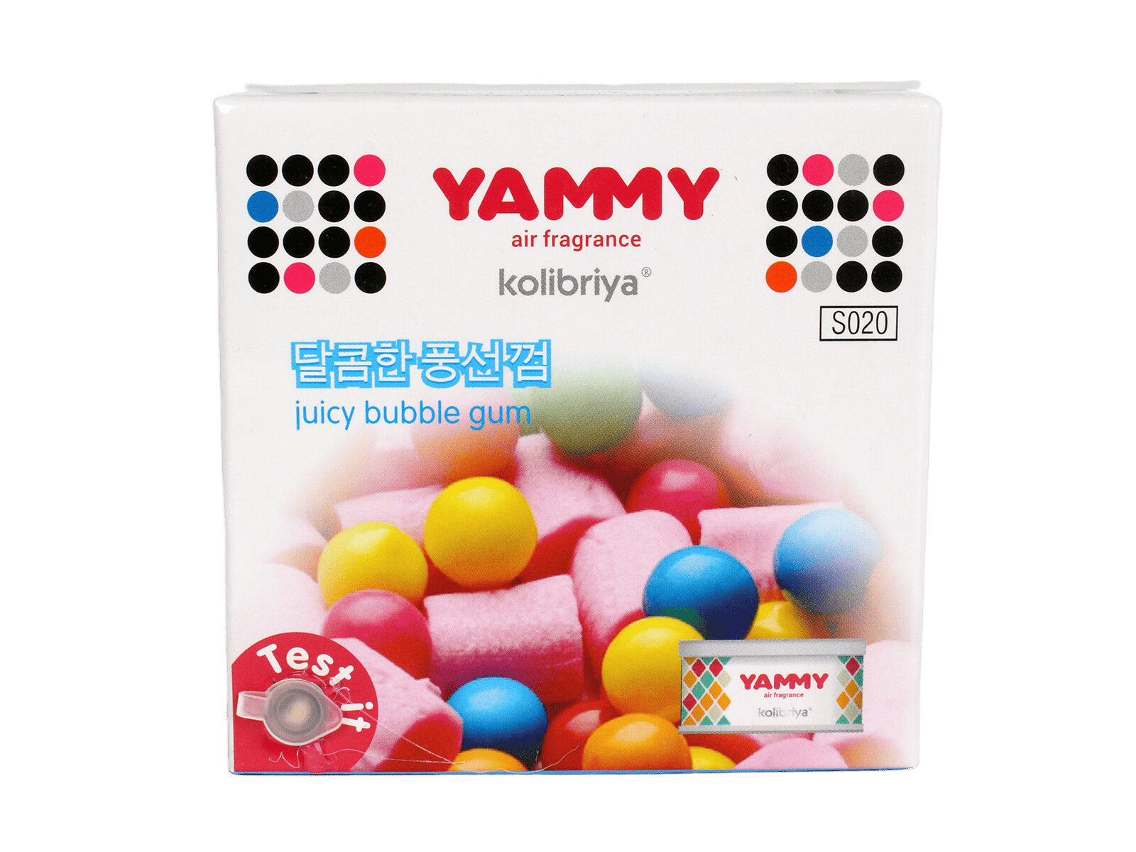 Ароматизатор меловой Yammy Juicy Bubble Gum