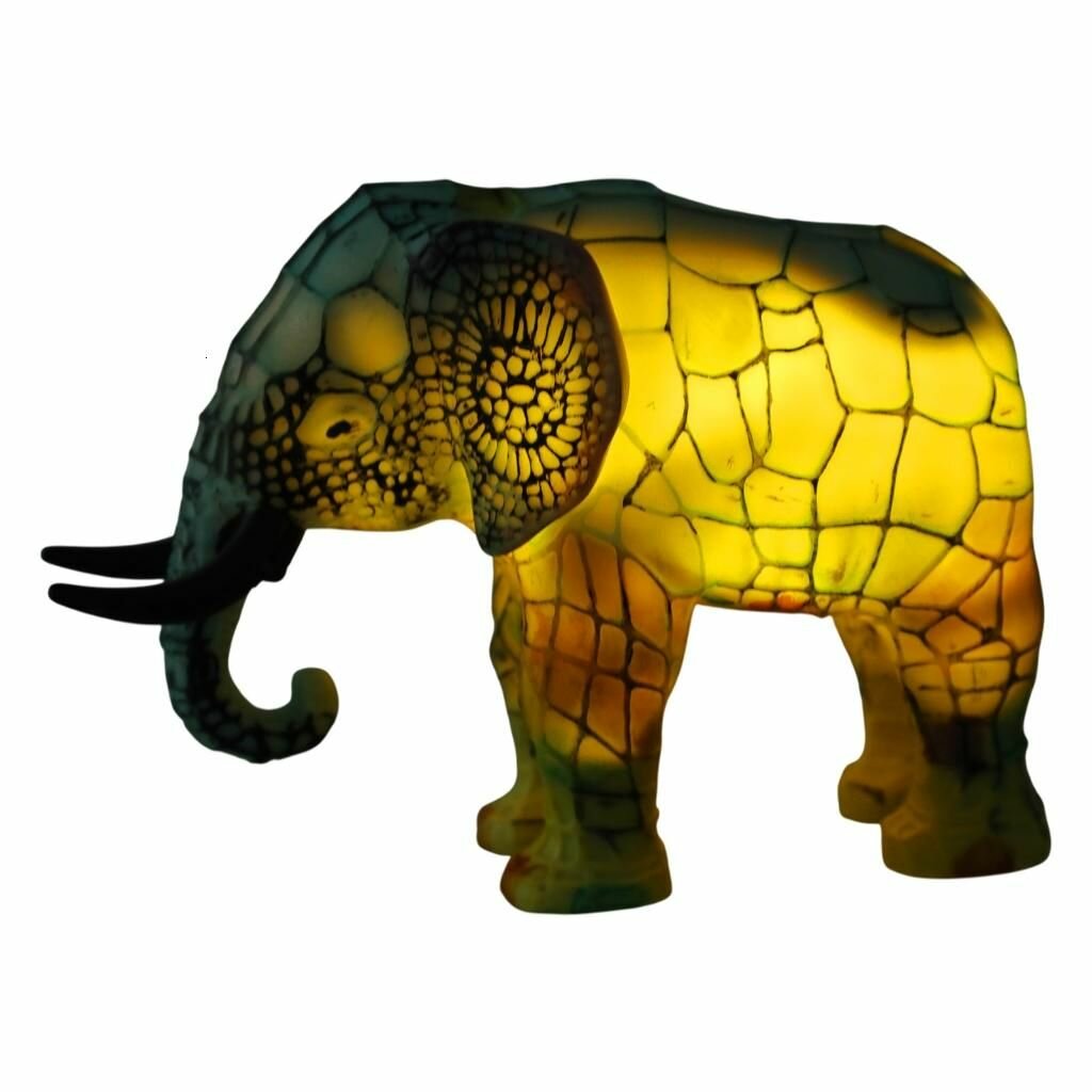 Богемный светильник из смолы в виде животного, - Слон