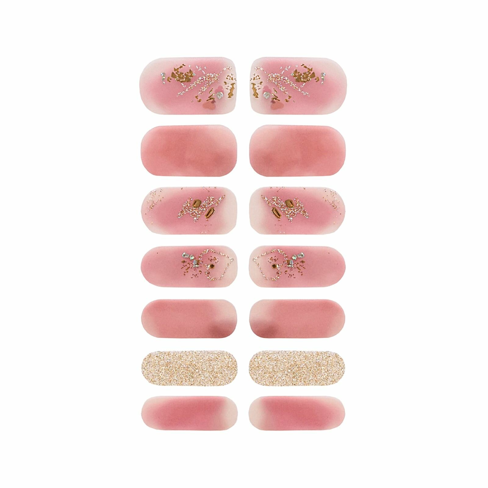 14 листов полоски наклеек на клей