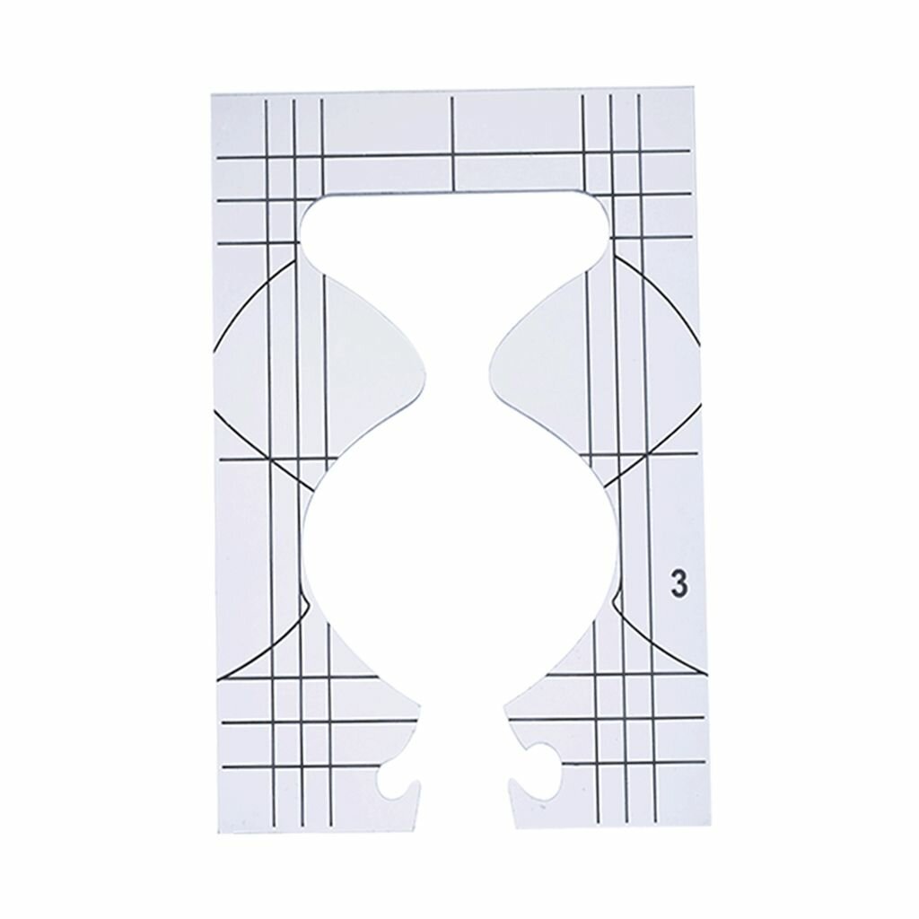 Прямоугольная акриловая ткань Тканевая линейка для лоскутного шитья DIY, квилтинга, резки, ремесла, шкалы, набор инструментов рисования