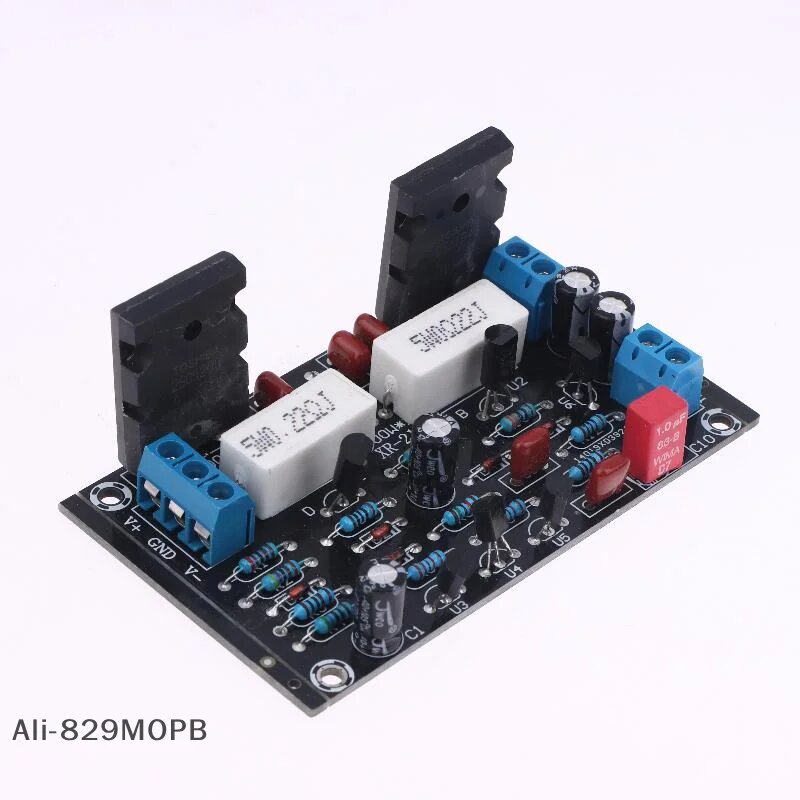 【P】100W Mono Channel Power Amplifier Board Kit with 2SC5200 & 2SA1943 Transistors, Finished Board for Audio Amplifier DIY