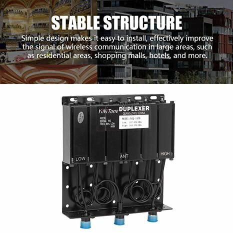 Yinitone 50W VHF дуплексер SGQ-150D N-Head ретранслятор дуплексер TX: 157.650/RX: 163.350MHZ DIY рация ретранслятор Box