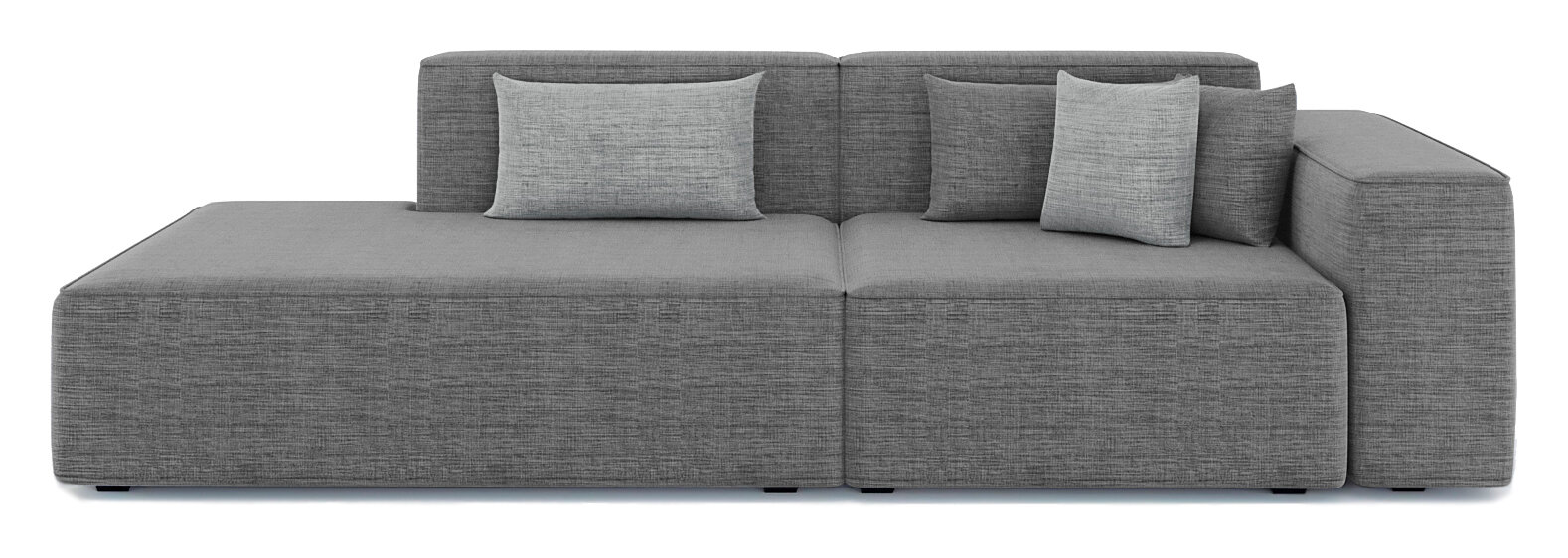 Диван-кровать 4Home Ральф, рогожка Дрим Люкс 11, диван раскладной в гостиную, механизм Еврокнижка