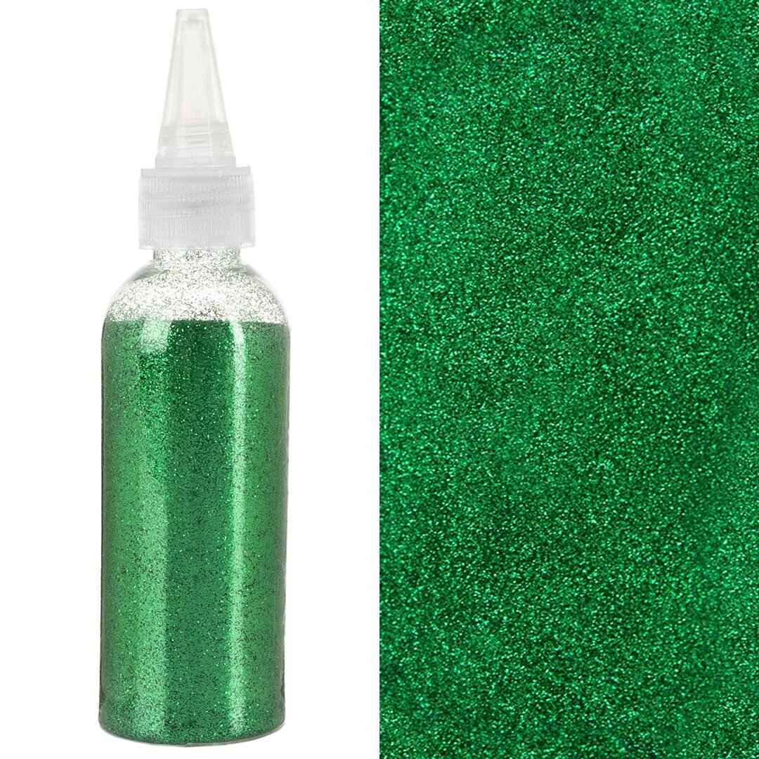 Глиттер Зеленый, 80 г.