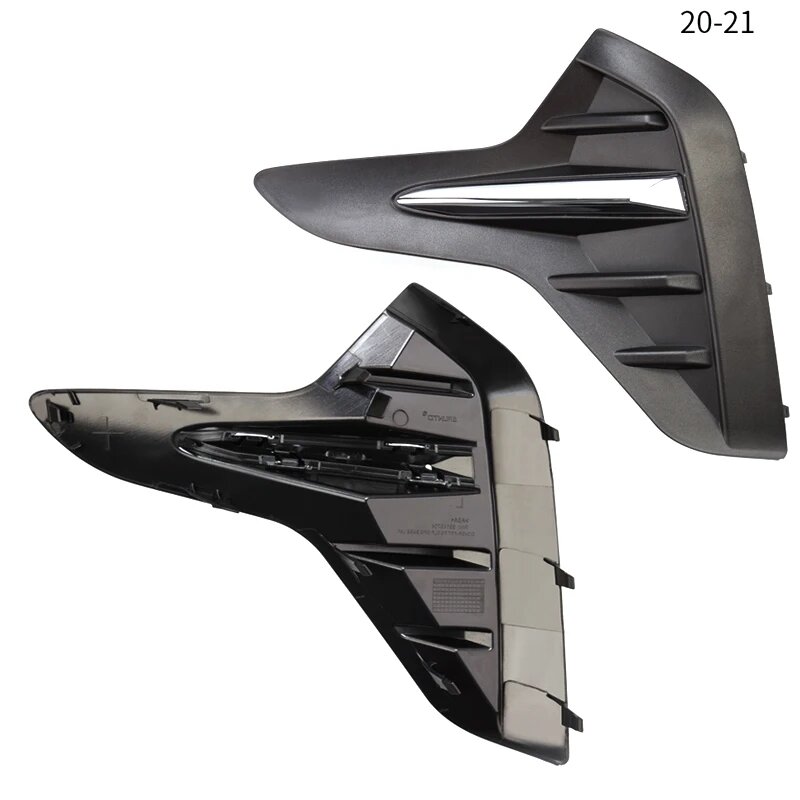 1 пара переднего бампера автомобиля, крышка противотуманной фары, корпус противотуманной 2020-2021