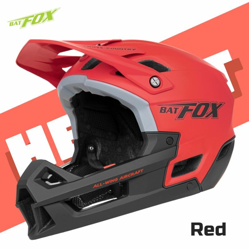 BATFOX полнофациальный шлем MA026-186-TSZA