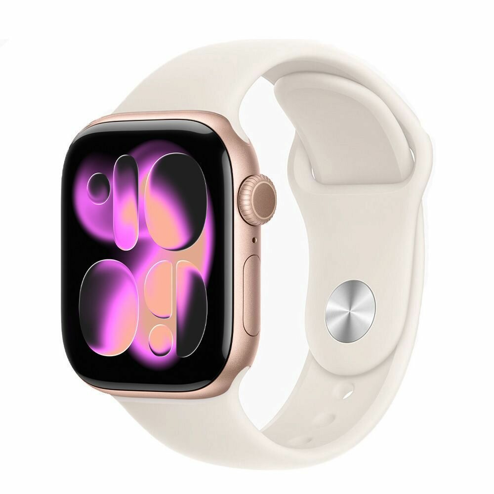 Умные Часы Apple Watch Series 11 42 mm Rose Gold Sport Band Light Blush S/M