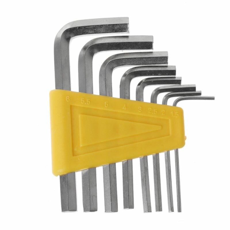 8шт Шестигранный Ключ для Ключа Набор Инструментов с Шестигранным Ключом Набор Отверток 1.5 мм -6 мм B