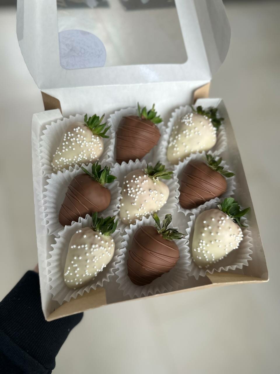 Букет- коробочка "Дуэт" для Любимой, букет вкусов от Sweet Berry