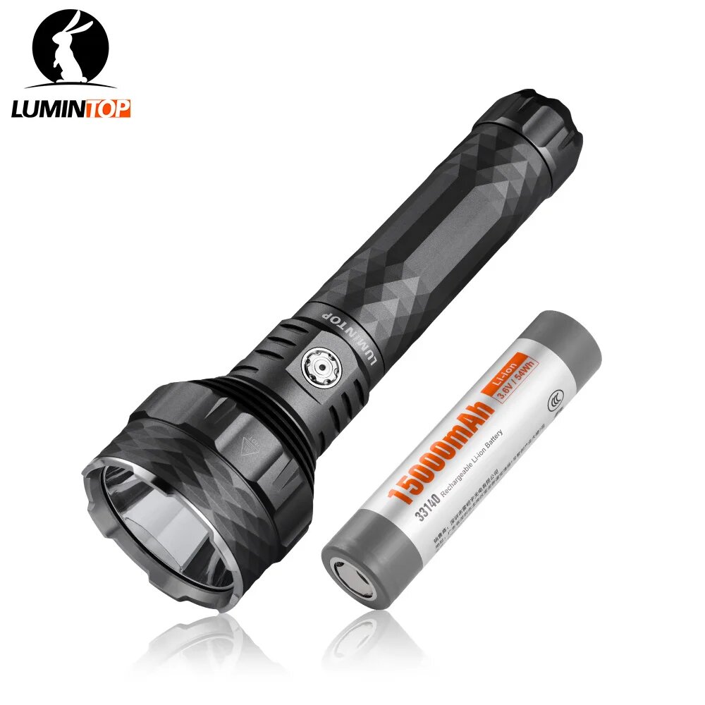 Lumintop PK90 перезаряжаемый фонарик 5600 люмен Black