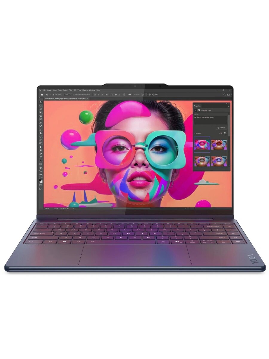 Ноутбук Lenovo Yoga 9 14ILL10 Ul7 256V/16Gb/SSD1Tb/140V/14"/OLED/Touch/2.8K/W11H/blue/Bag