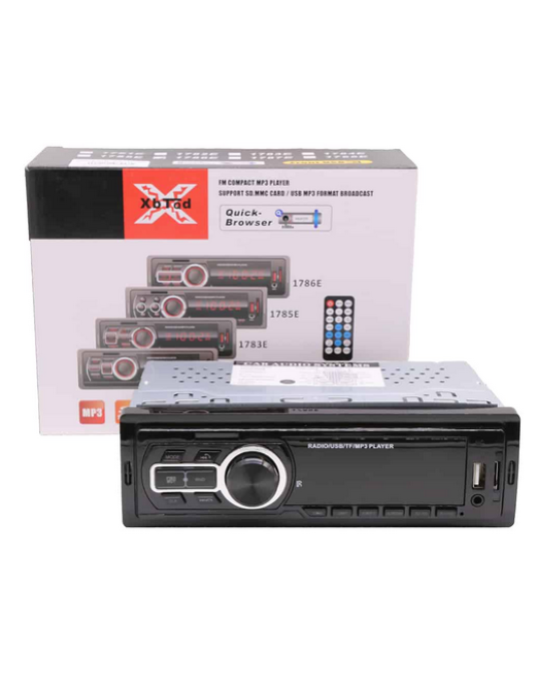 Автомагнитола Energy Sound 1786E, FM-радио, MP3/WMA, 4х50Вт, 1DIN, Bluetooth