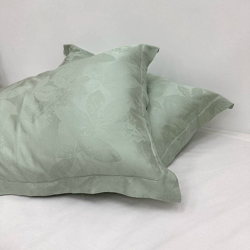 Подушка 140s Tencel, роскошная, 48x74 см, мягкая охлаждающая ткань, цвет нордик зеленый