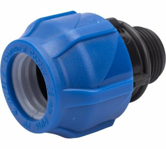 Муфта ПНД D25х3/4" наружн. р. VALFEX 3шт